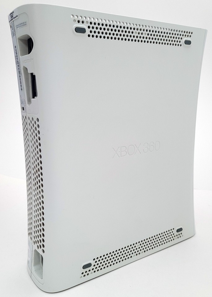 Microsoft XBox 360 Pro 4GB White Video Game Console Gaming System 360P ...