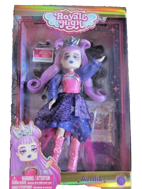 Royale High ~ AVRILLA ~ Dark Fairy ~ Fashion Doll 2024 W/ Item Code ~ 9 ...