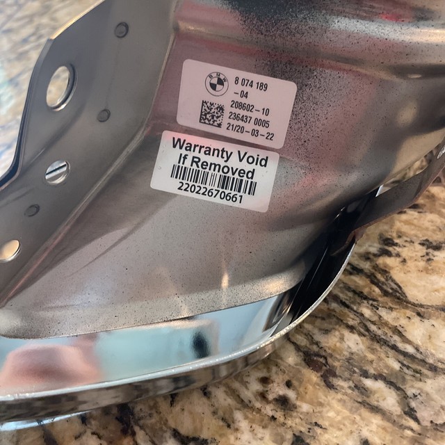 BMW OEM Trim Exhaust End Pipe Left Chrom 51128074189 51 12 8 074 189 ...