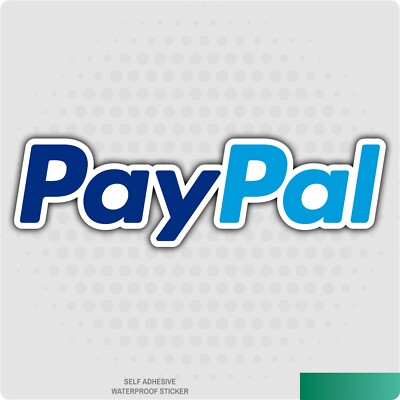 PayPal Sticker - Car/Van Decal/Sticker/Business/Payment/Shopping/Online ...