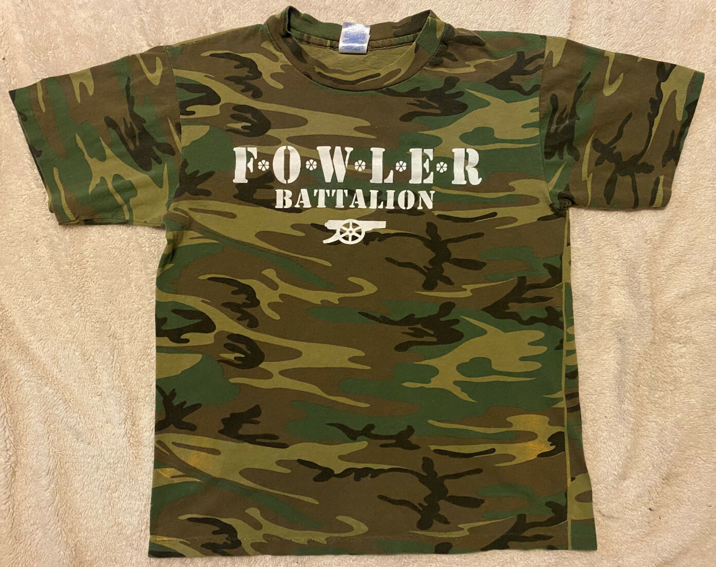 Kevin Fowler - Rare "Fowler Battalion" Camouflage Shi… - Gem
