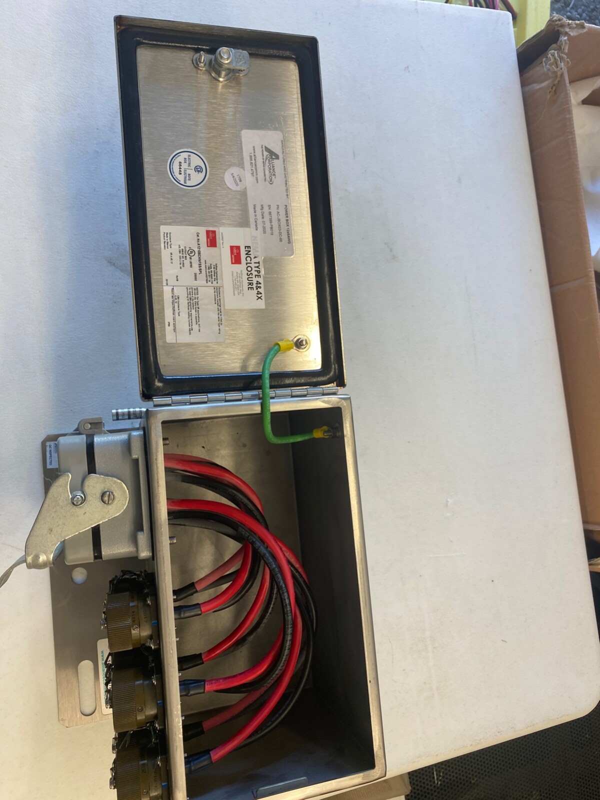 Alliance Corp AC-JBOX03-DC-66 NEW 6 AWG DC Power Junction Box NEMA 4 ...