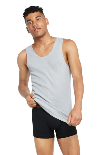 3 x Bonds X-Temp Grey Mens Chesty Cotton Plain Singlet Vest Tank Top ...