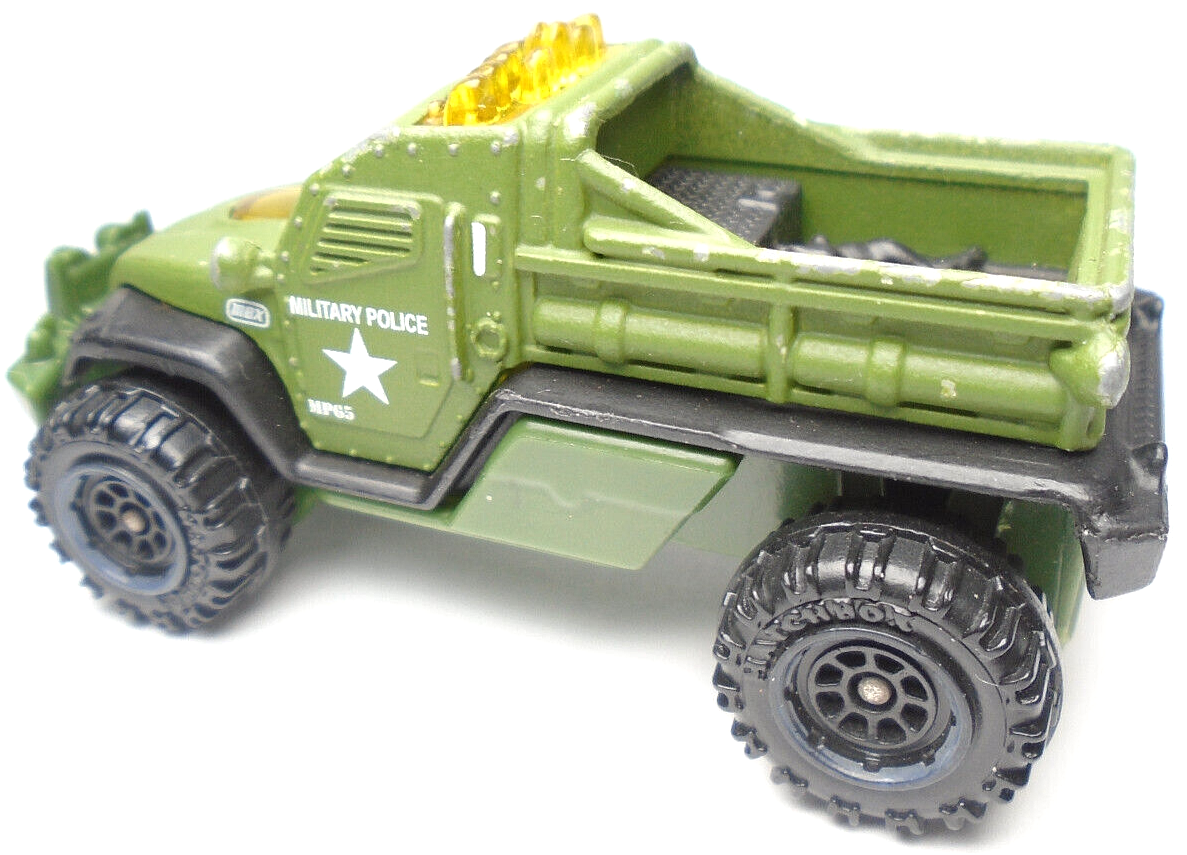 2016 MATCHBOX ROAD RAIDER MILITARY POLICE GREEN 1:64 DIECAST 2.75 ...