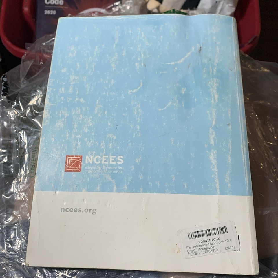 FE Reference Handbook 10.3 by NCEES | Paperback | eBay