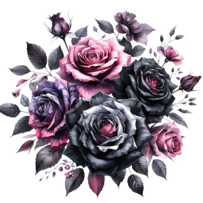 XXL 18X18 Car Sticker Gothic Flowers Sticker Weatherproof Vinyl Sticker ...