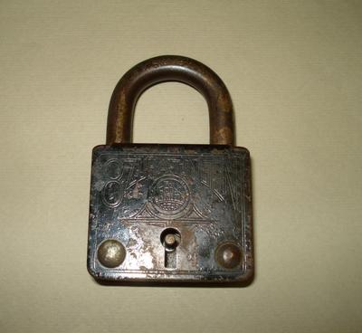 Antique German Padlock DRGM, Many Inscriptions, Old Padlock | eBay