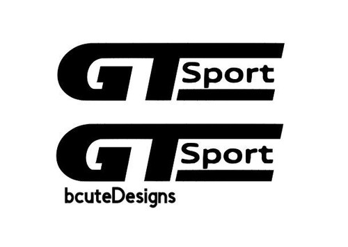 GT SPORT RACING CAR VINYL DECAL TRANSFER STICKERS STYLING DECORATION ...