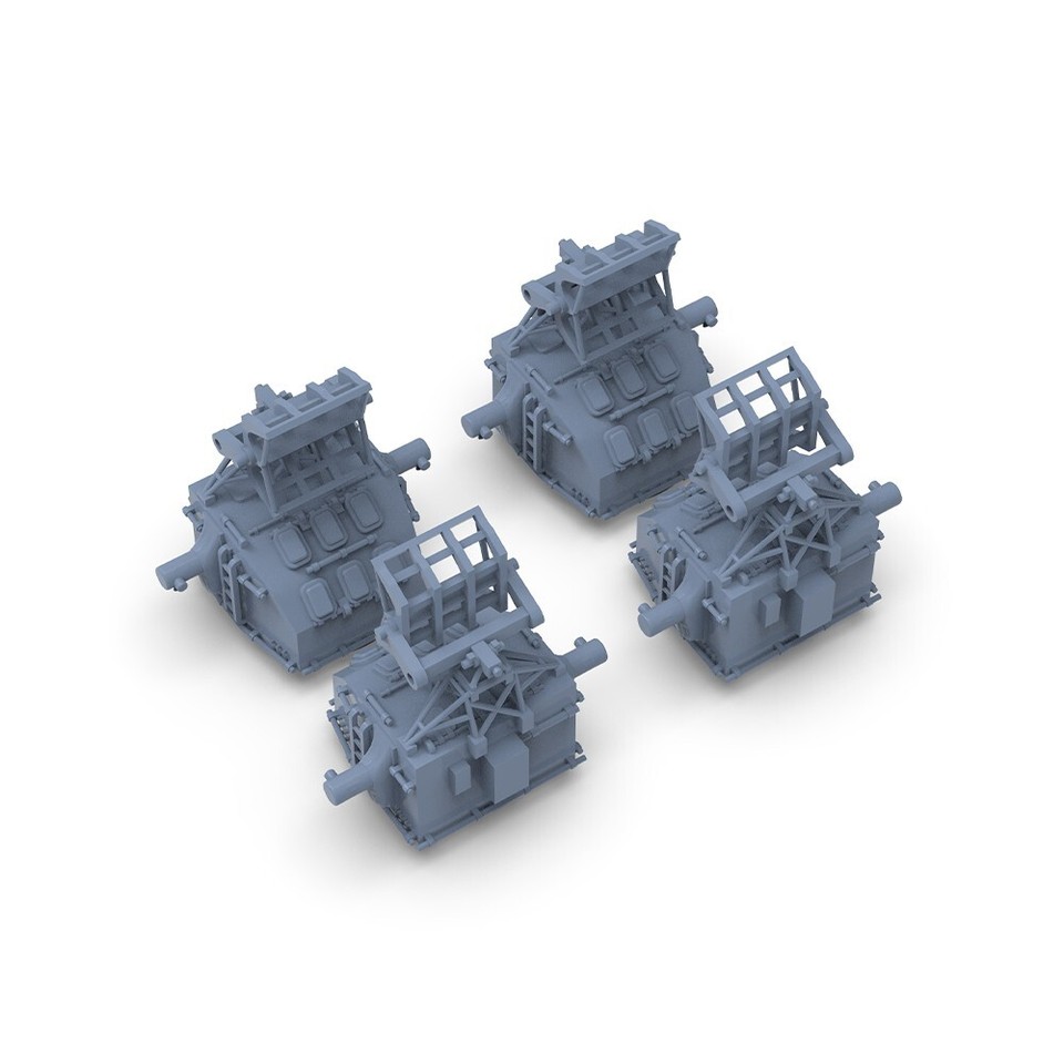 SSMODEL 1/350 224 Upgrade Parts US Navy MK37 Radar With MK22 Radar ...