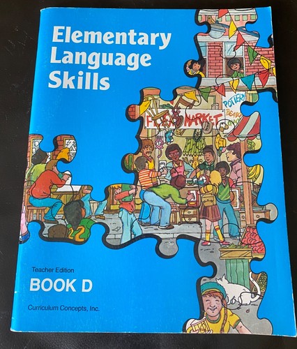 Vintage 1980 Teacher's Edition Elementary Language Skills Book D | eBay