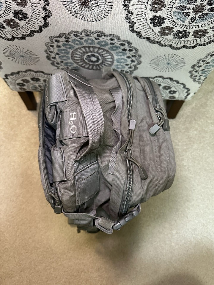 Camelbak BFM Maximum Gear H2O Backpack Gray 100oz Hydration Durable ...