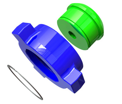 3 inch FIG 1502 MALE BLIND (WING) WITH NUT 9/16 AUTOCLAVE SOUR SERVICE ...