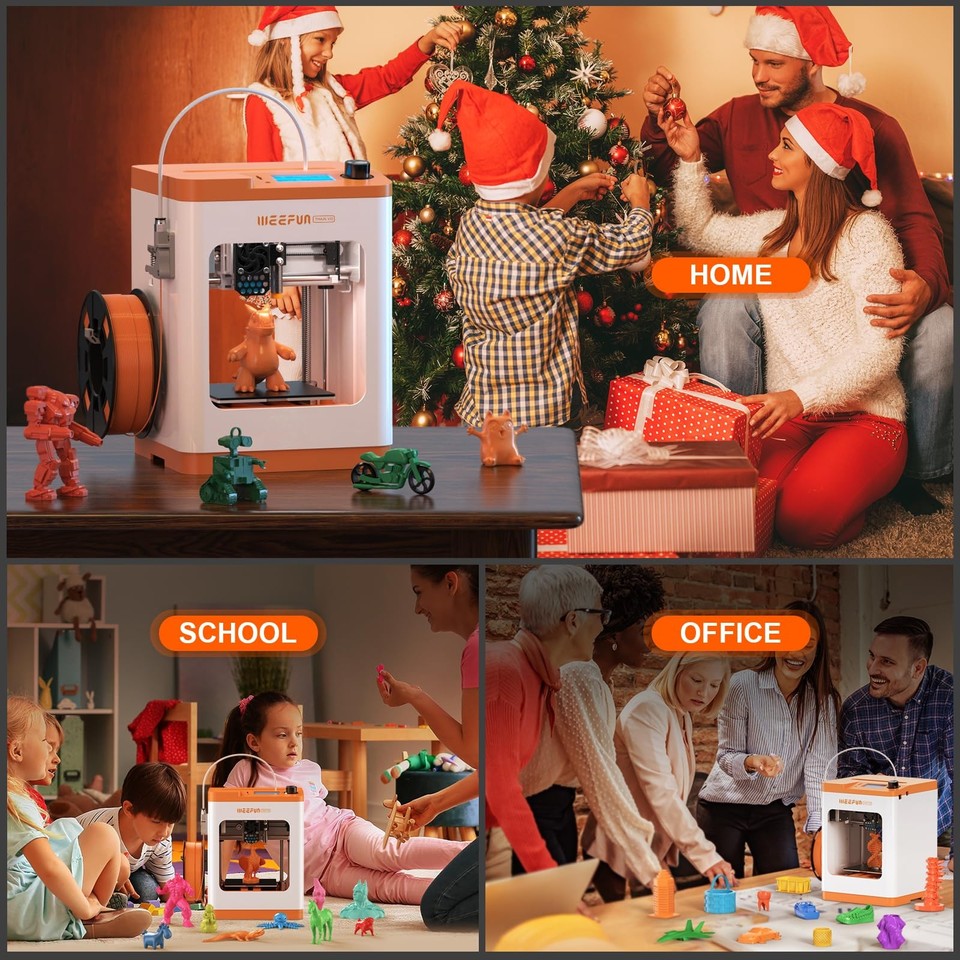 TINA2S Mini 3D Printer WiFi Cloud Printing Auto Leveling Heatable ...