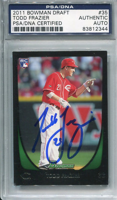 Todd Frazier Autographed 2011 Bowman Draft Rookie Card (PSA) | eBay