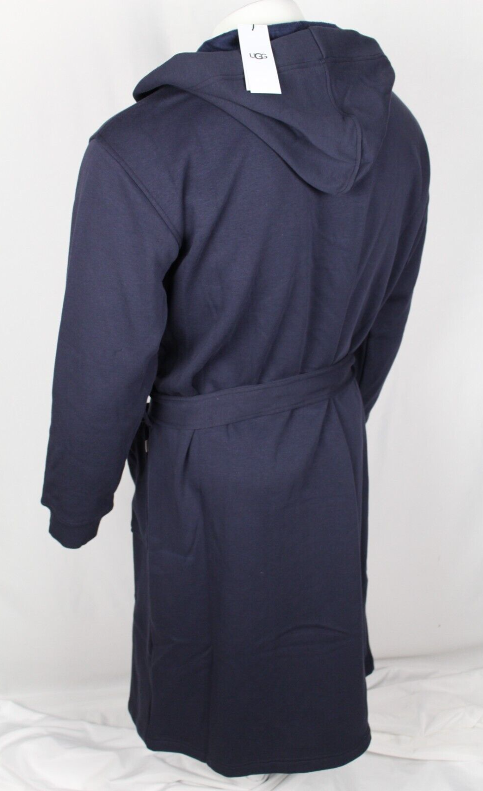 Ugg Men's Robe Leeland Hooded Hoodie Pockets Super Soft Navy Blue ...