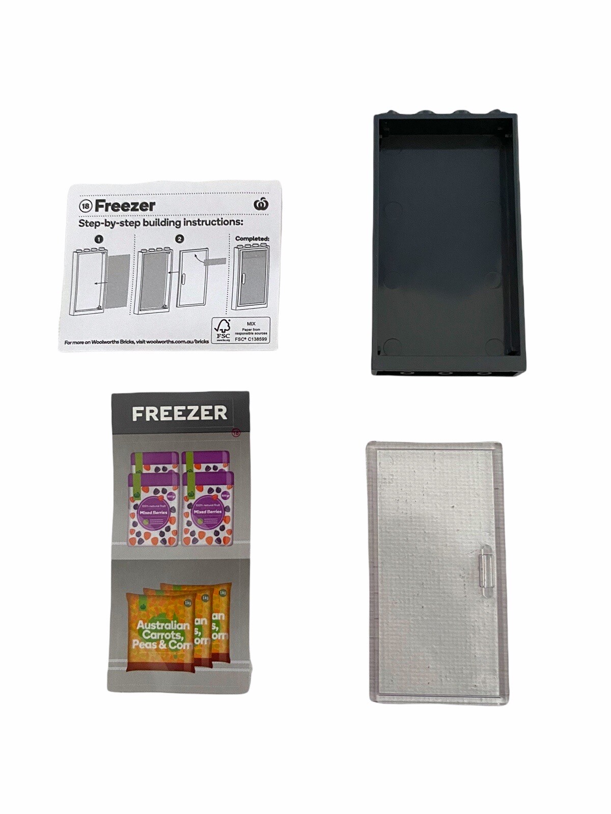 Woolworths Woolies Bricks No 18 Freezer Aust Carrots Peas Corn Mixed ...