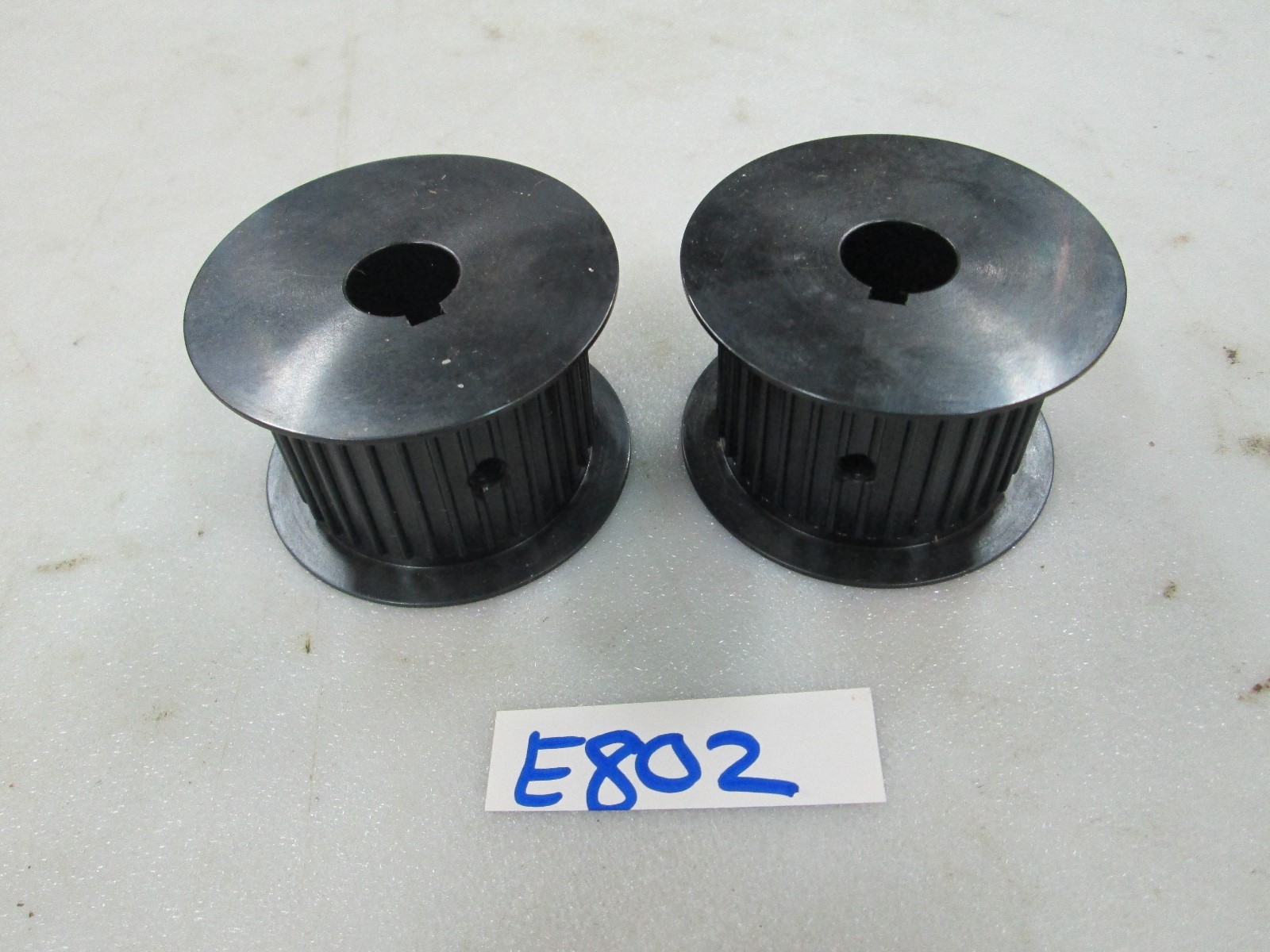 Notched Cogged Sprocket Pulley For 2" Notched Belt 5/8" ID Keyed Lot of ...