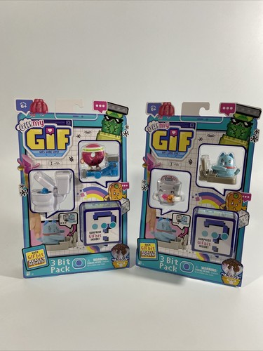 Oh My GIF Collectible Funny Animated Toy Figurines 3-Bit Packs - NEW ...