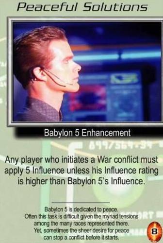 Babylon 5: Peaceful Solutions [Lightly Played] from set The Shadows B5 ...