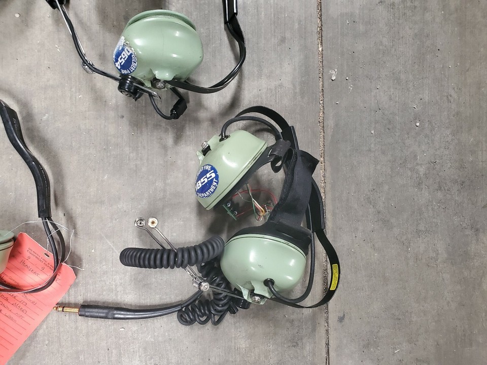 Lot of 18 David Clark H3342 Headsets Parts/Repair | eBay