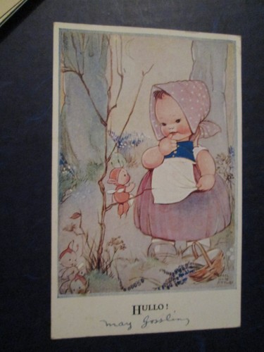 Mabel Lucie Attwell Postcard "Hullo!" posted 1947 Children | eBay