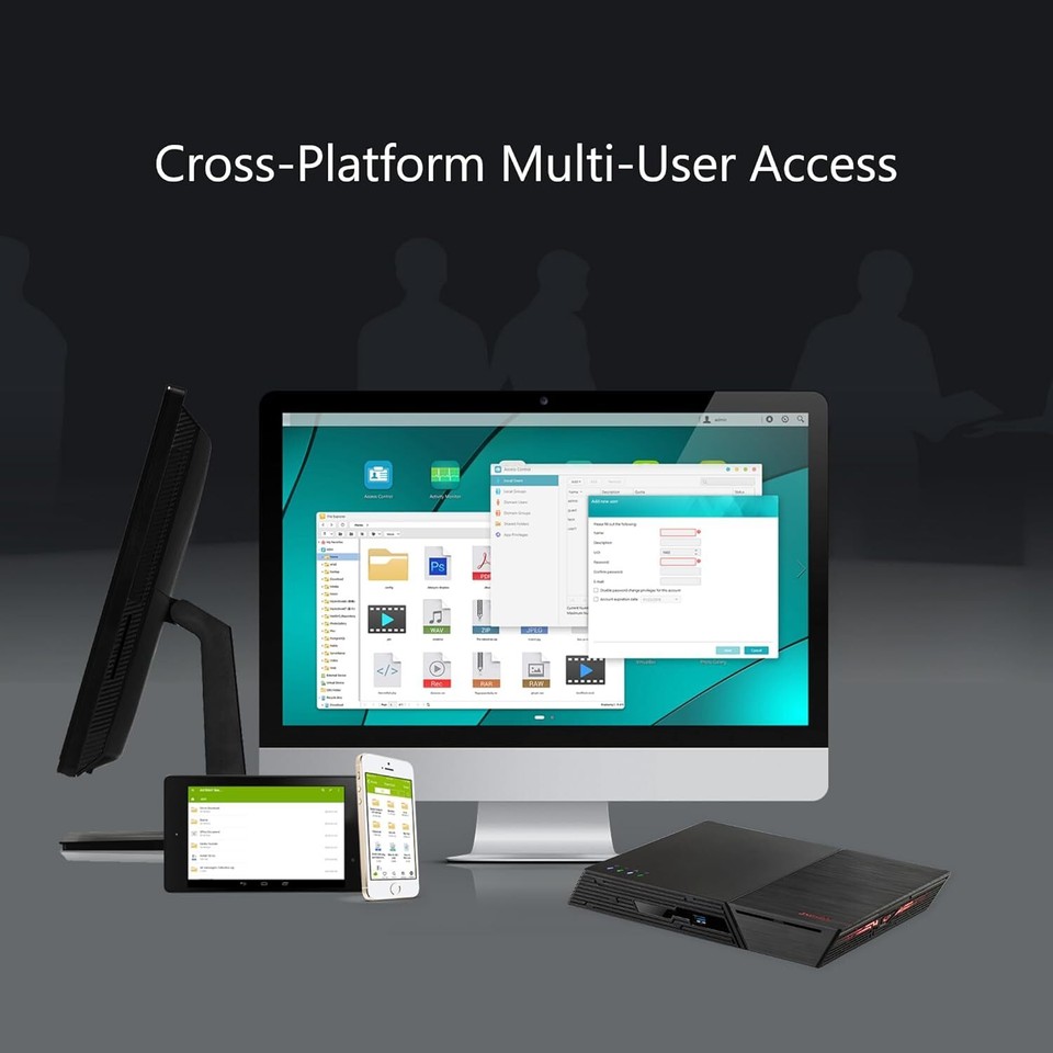 Asustor Flashstor 6 Gen 2 6 Bay NAS Quad-Core 2.3GHz CPU 10GbE Ports ...