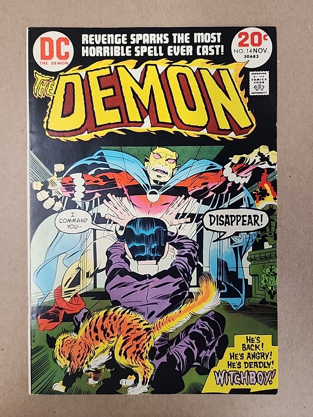 The Demon #14 DC Comics (1973) VG 1st Series Witchboy 1st Print Comic ...