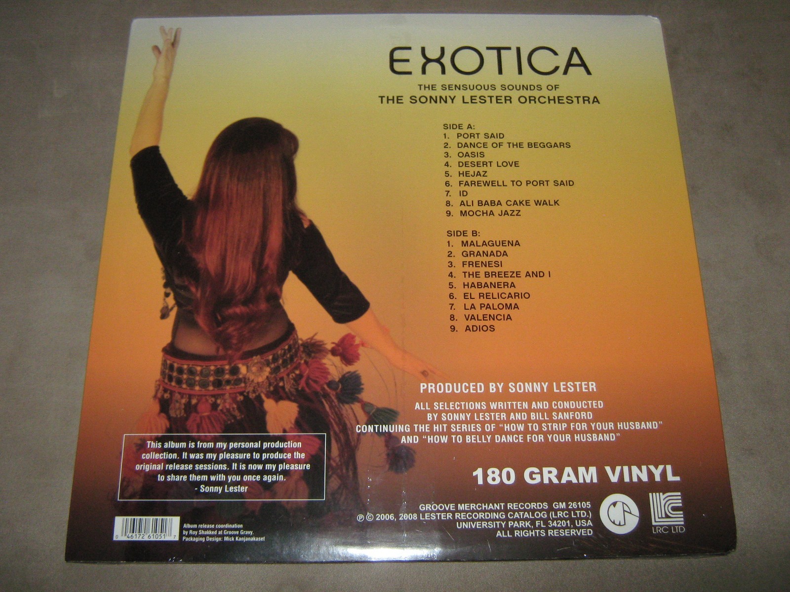 SONNY LESTER Orchestra EXOTICA Sensuous Sounds SEALED LP Al Caiola ...