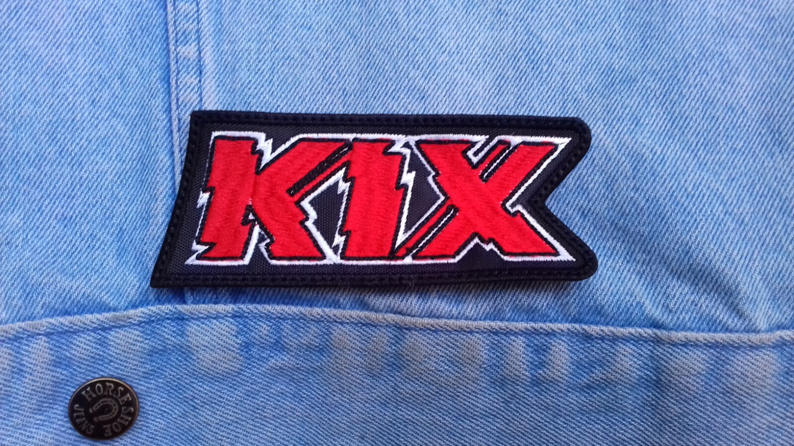 Kix Extreme Enuff Z Nuff embroidered patch hard rock white lion ratt poison kiss | eBay