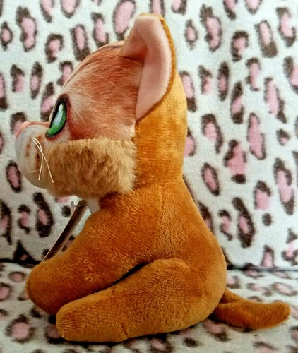 Dan Dee Realistic Brown Cat Kitty Stuffed Animal Plush Toy Green Eyes ...