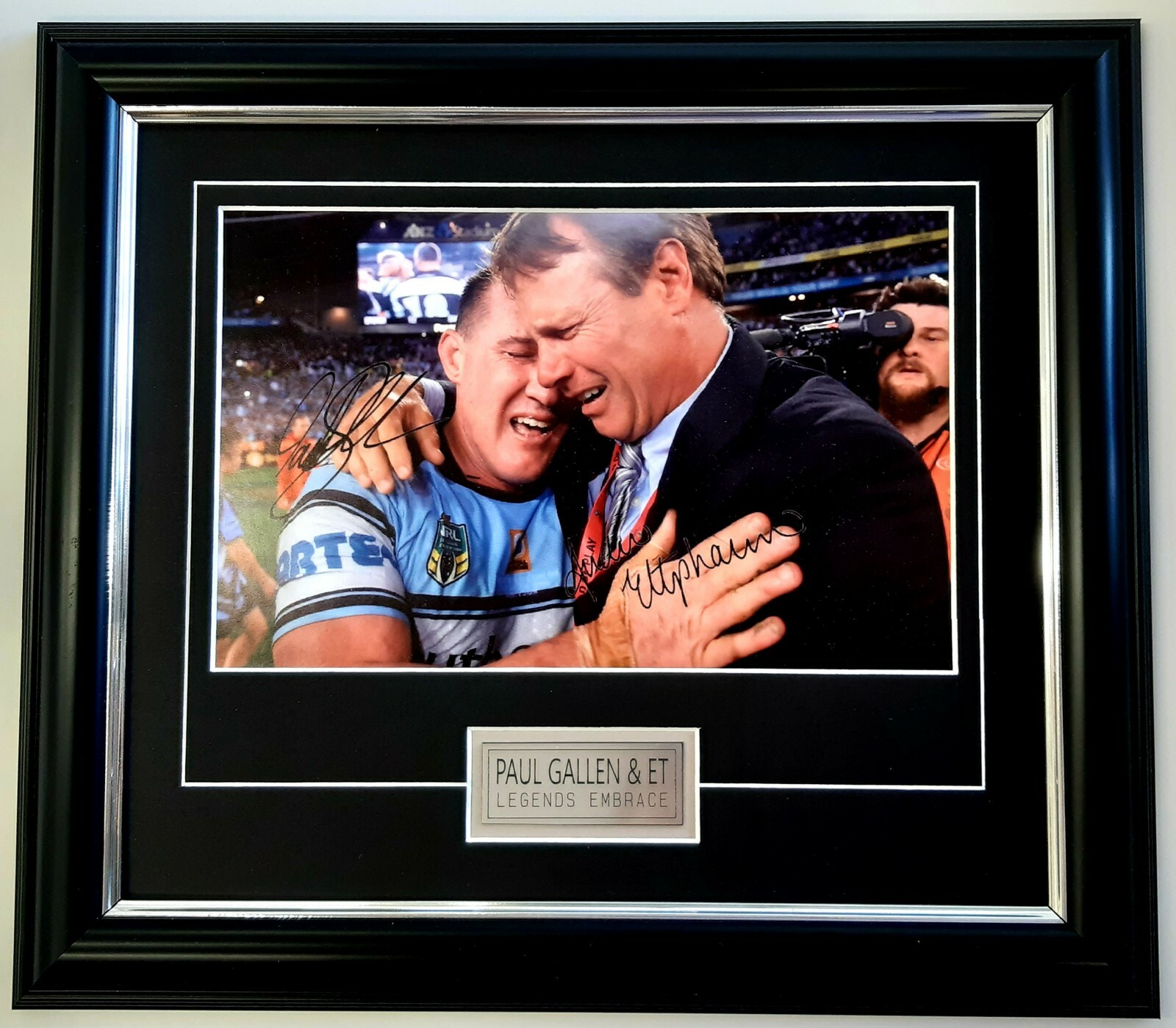 Paul Gallen and Andrew Ettinghausen ET Sharks Greats Premiers 2016 ...