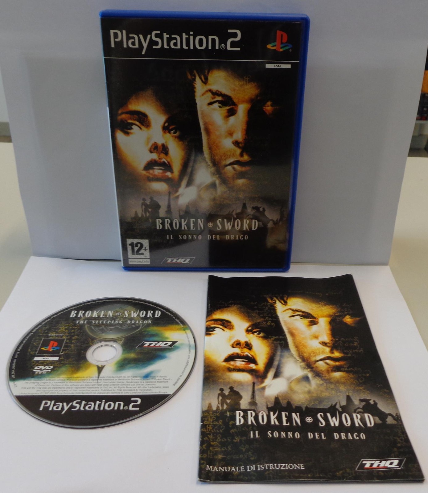 Gioco Game SONY Playstation 2 PS2 PAL Play ITA - BROKEN SWORD IL SONNO ...