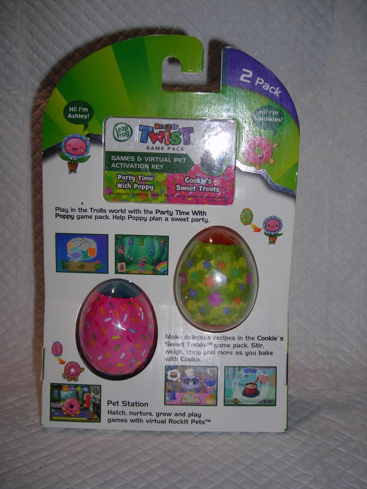 Leap Frog 2 Pack Rocket Twist Game Pack Rockit Pet Activation Card ...