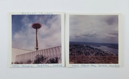Vintage Photographs Seattle Space Needle View From Top Washington 1964 ...