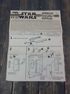 Star Wars R2-D2 MPC Model Android Assembly Manual Instructions Vintage ...