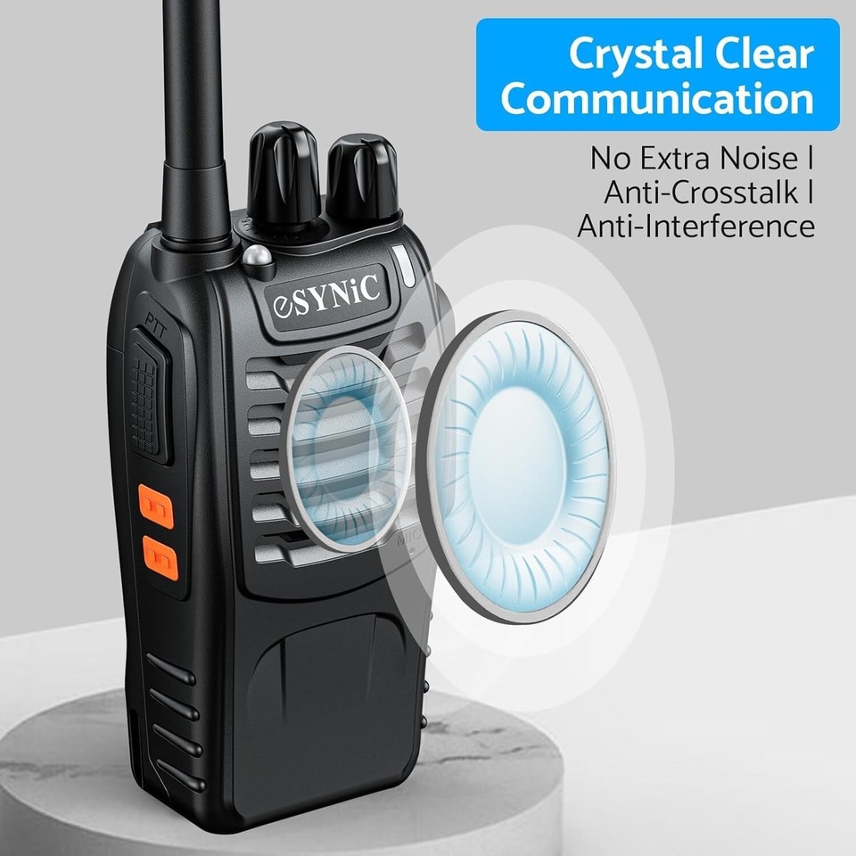 eSynic Walkie talkie Adults 3pcs Wireless Walkie Talkies VOX 2 Way ...