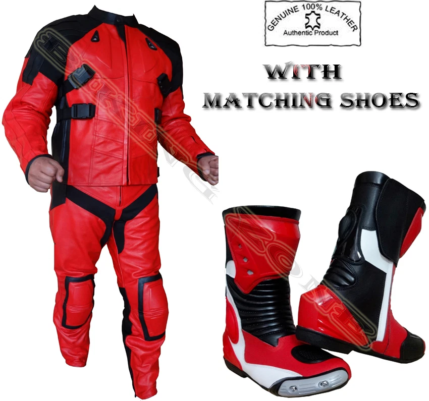 Deadpool Motorcycle Suit