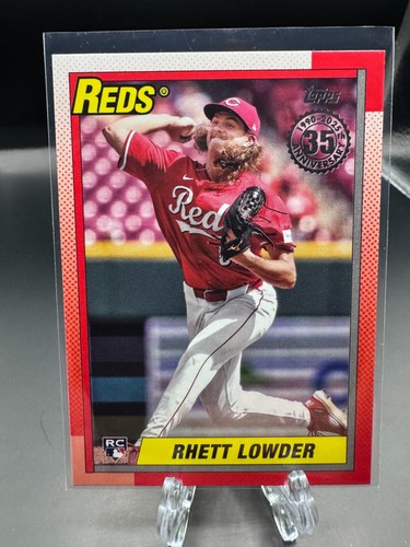 2025 Topps Series 1 - Rhett Lowder ( Reds ) 1990 35th Anniversary ...