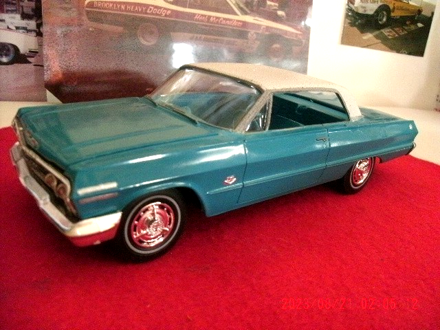 BUILT 1963 CHEVROLET *409* IMPALA RAG TOP! DETAILED & WIRED! | eBay