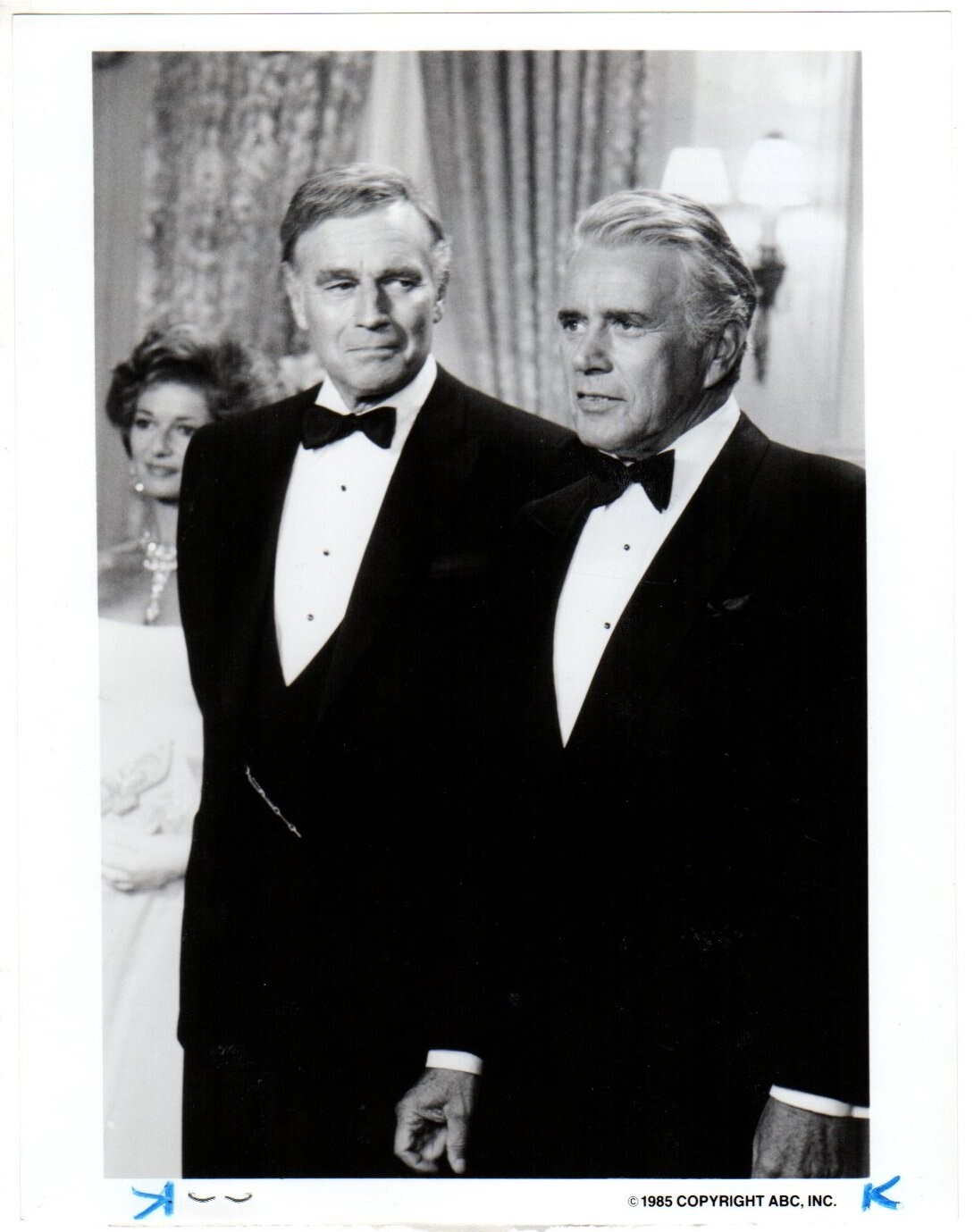 *THE COLBYS (1985) Charlton Heston, John Forsythe & Stephanie Beacham ...