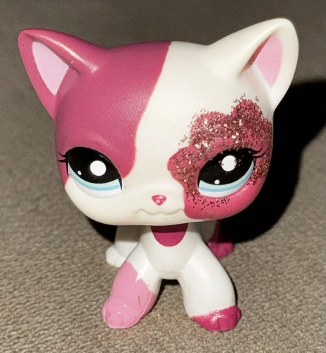 Littlest Pet Shop Hasbro Glitter Kitty Cat #2291 TN1 | eBay
