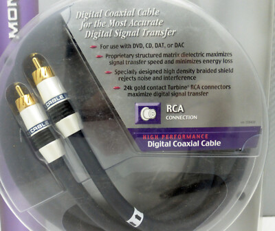 Monster Cable DataLink 100 Digital coaxial cable 2 meter | eBay
