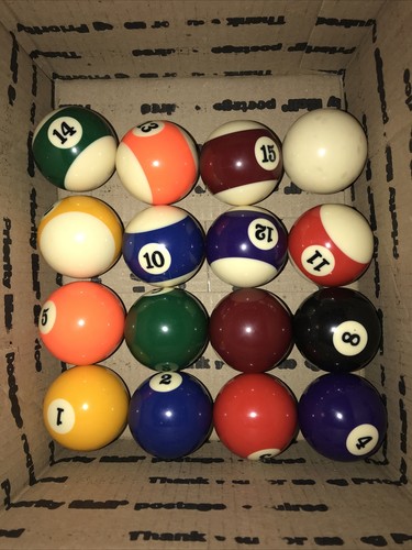 Very Nice 2 1/4" Vintage Pool Balls - Complete Set. Fast shipping | eBay