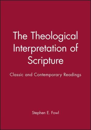 Theological Interpretation of Scripture 9781557868350 | eBay
