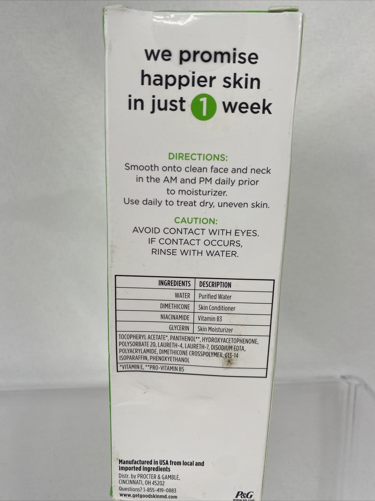 Good Skin MD Smoothing Facial Serum W/ Vitamin B3 1.7 FL oz ...