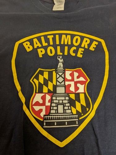 mens vintage baltimore police - Gem