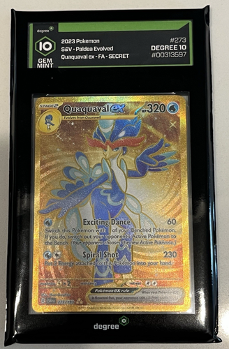 2023 Pokemon S&V Quaquaval EX 273/193 Hyper Rare Paldea Evolved Degree ...