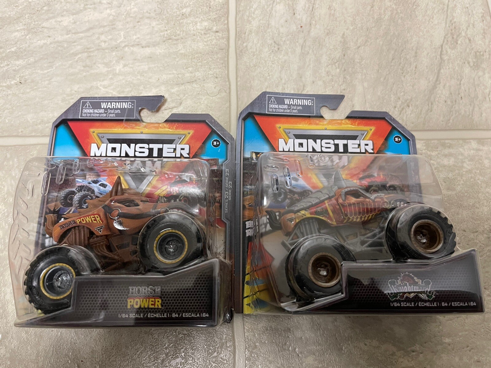 Spin Master Monster Jam Horse Power Series 23 & Knightmare Series 26 ...