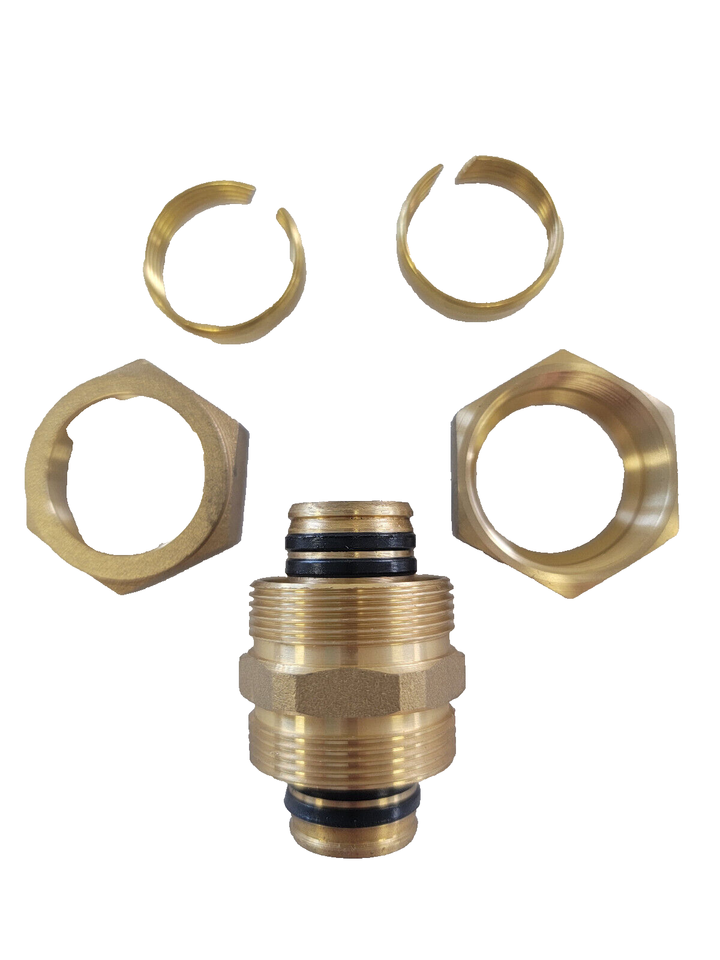 compression fitting coupler 3/4", works with Kitec and Pex Al Pex - set ...