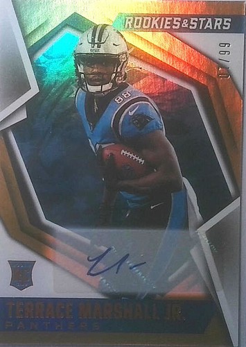 Terrace Marshall Jr. Autograph Gold 2021 Panini 2021 #118 Rookies ...